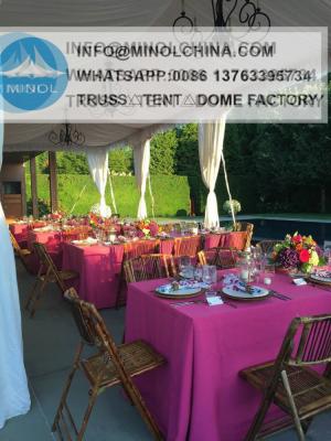 China A neve que carrega barracas do famoso do casamento 10kg/Sqm dobra o Pvc revestido à venda