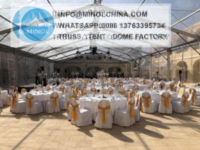 Cina Tenda all'aperto di alluminio di nozze 6061-T6 con il tetto trasparente in vendita