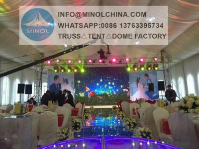 Cina Tenda all'aperto di alluminio di nozze 6061-T6 con il tetto trasparente in vendita