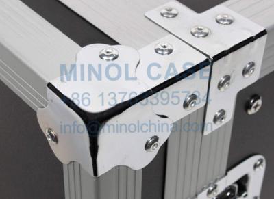 Cina 6U ATA Rack Rolling Aluminum Case 19 largamente 14 profondi dal nero di XSPRO in vendita
