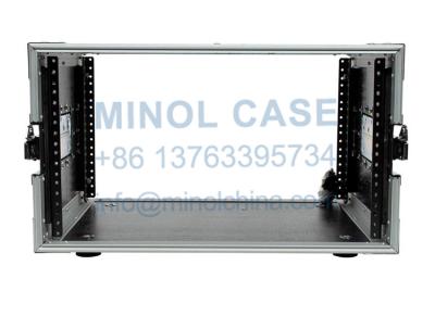 Cina 6U ATA Rack Rolling Aluminum Case 19 largamente 14 profondi dal nero di XSPRO in vendita