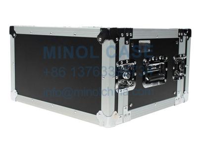 Cina 6U ATA Rack Rolling Aluminum Case 19 largamente 14 profondi dal nero di XSPRO in vendita