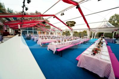 Cina il PVC 50gsm ha ricoperto la lega all'aperto T6061/T6 di alluminio della tenda di evento di nozze in vendita