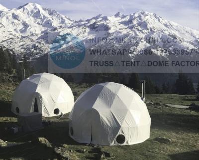Cina Ombreggiatura della cupola geodetica impermeabile della Camera della cupola della soluzione per di quattro stagioni in vendita