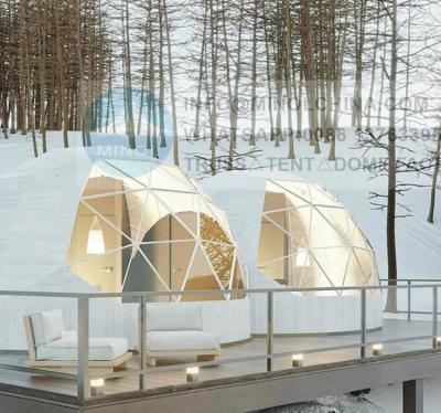 Cina tenda della Camera della cupola geodetica di 8m cupola di Glamping di 4 stagioni per la vita in vendita