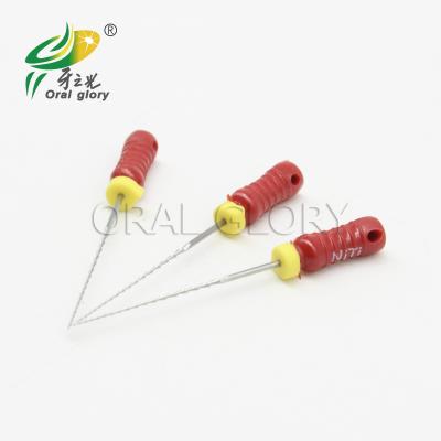 Cina La mano Endodontic dell'odontoiatria archiva 25mm 25# per trattamento del canale radicolare in vendita