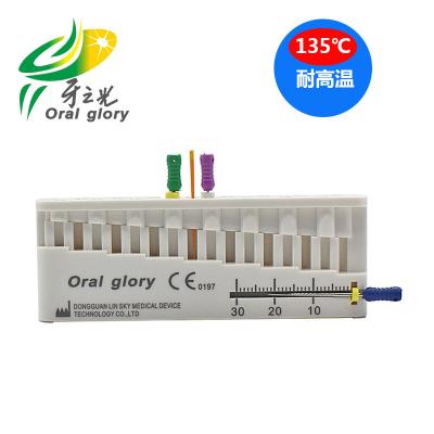 Cina Il blocco di misurazione endo di plastica medico per la regolazione del principale canale archiva la lunghezza utile in vendita