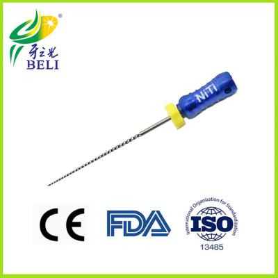 China A mão do tipo de Belident usa Endo Files dental 6pcs/Box, Niti e o arquivo de aço inoxidável de H Endo à venda