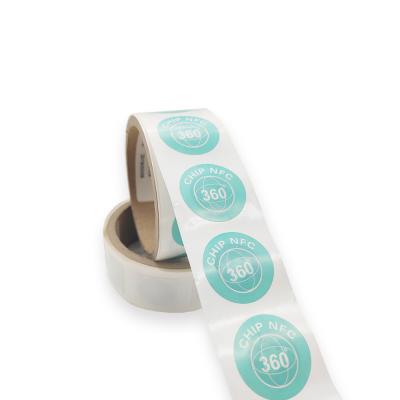 China Color Printing RFID NFC Tags NFC Tag Label PET / PVC Material for sale