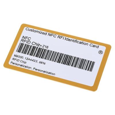 China NFC RFID Card 13.56MHz CR80 86x54mm for Access Control for sale