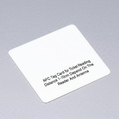 China NFC RFID Card ISO14443A 13.56MHz with 1-10cm Reading Distance for sale