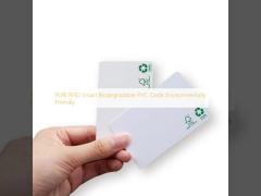 Milieuvriendelijke Kaarten van pvc van YURI RFID de Slimme Biologisch afbreekbare