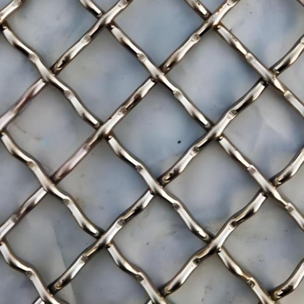 Quality High Tensile Stainless Steel Crimped Mesh OEM for Heavy Load Impacts for sale