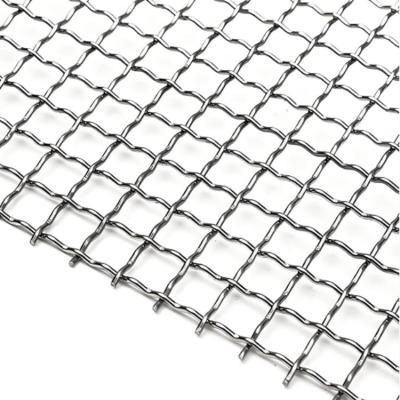 China Solid Structure Crimped Woven Mesh Easy Installation Architectural Decor Mesh for sale