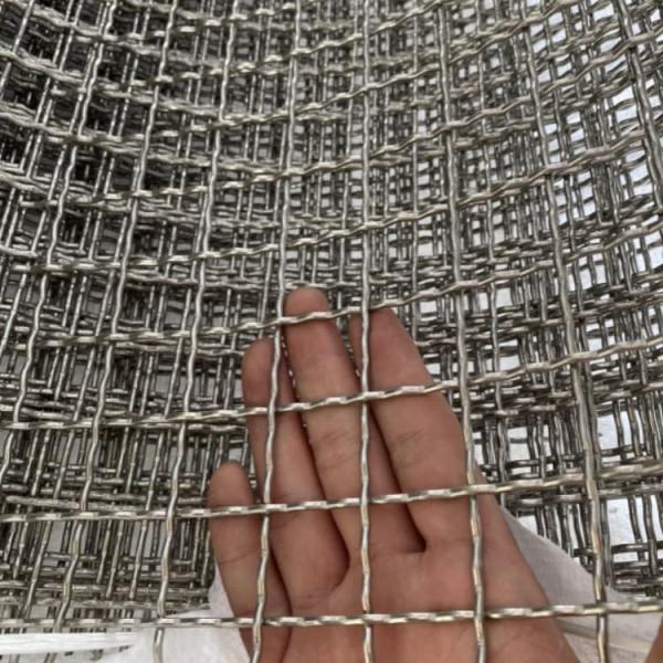 Quality Stainless Steel Lock Crimp Wire Mesh With Precise Opening Sizes 2-40 Mm for sale