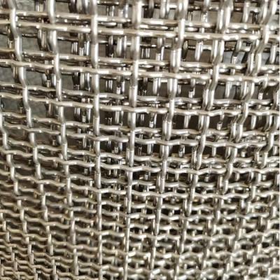 China Structural Stable Stainless Steel Crimped Mesh Lock Intermediate Crimp For High Temp Conditions for sale