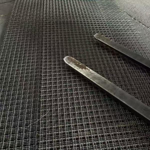 Quality SS Aggregate Screen Crimped Woven Wire Mesh High Open Area Anti Blinding Design for sale