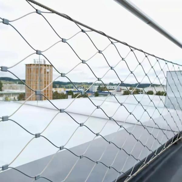 Quality Child Safe Stainless Steel Rope Mesh Netting With Smooth Burr Free Surface for sale