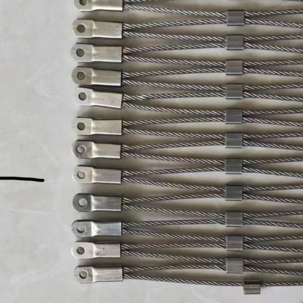 Quality Animal Friendly Wire Rope Mesh With Soft Flexible Structure Zoo Wire Mesh for sale