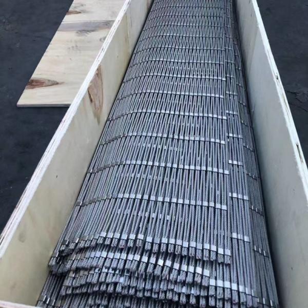 Quality Weatherproof Wire Rope Mesh With UV Stable Long Life Ss Rope Mesh for sale