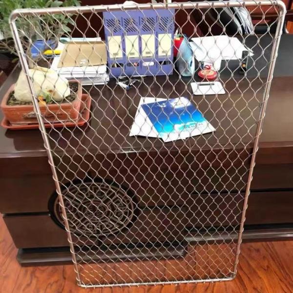 Quality Weatherproof Wire Rope Mesh With UV Stable Long Life Ss Rope Mesh for sale