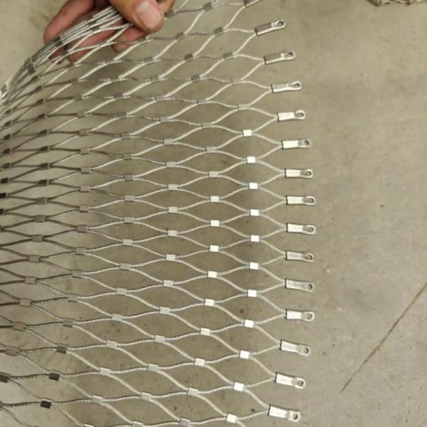 Quality Bendable Flexible Stainless Steel Cable Netting For Aesthetic Design In Irregular Architecture And Green Walls for sale