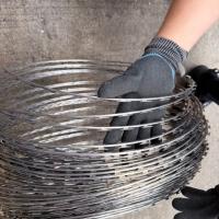 Quality Military Concertina Wire Razor Barbed Wire Weatherproof Industrial Fencing for sale