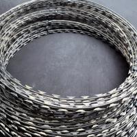 Quality Anti Climb BTO-10 Galvanized Concertina Razor Wire Lightweight For Residential for sale