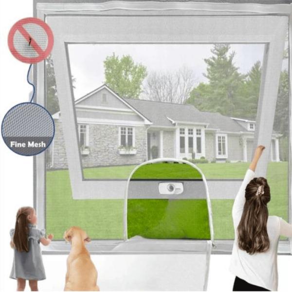 Quality Fiberglass Invisible Window Screen Mesh Fire Retardant And Tear Resistant Customizable Size For Home And Patio for sale