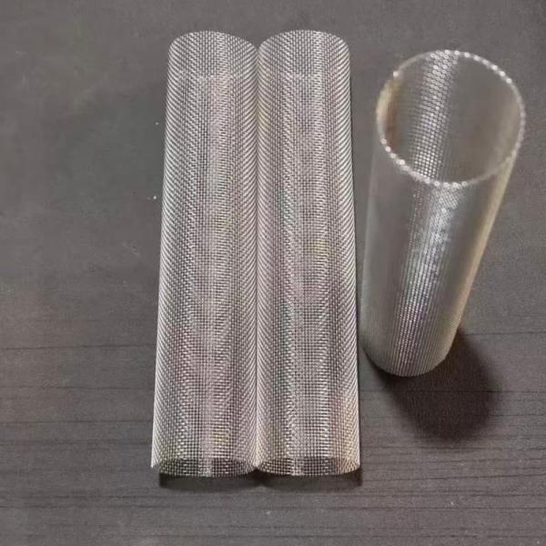 Quality SS304 SS316L Stainless Steel Filter Screen Cylinder And Edge Bound 1μM - 200μM for sale