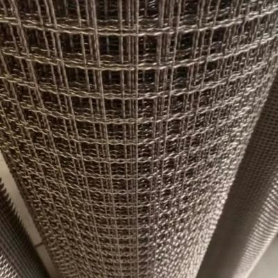 China Woven Crimped Mesh 304 Heavy Duty for Stone Crusher Screen for sale