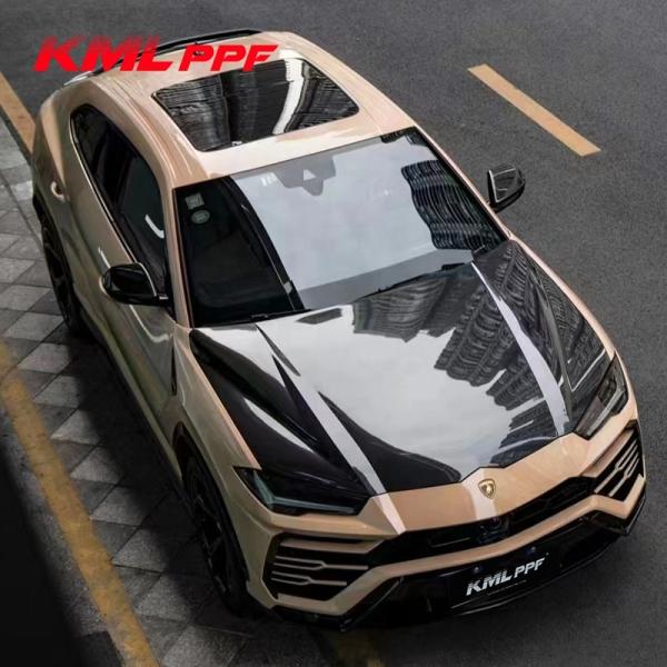 Quality 1.52*15M GLOSSY CAR DECORATION FILM KMLPPF TPU PPF CARBON FIBER FILM HOT SALE TPU CARBON FIBER PPF for sale