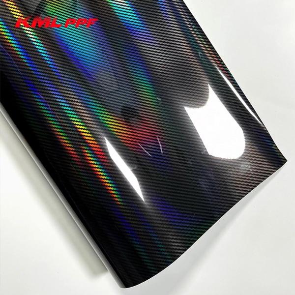 Quality Air Release 5d Carbon Fiber Sticker Removable Glue Wrap Vinyl Film 13kg/Roll for sale