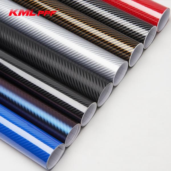 Quality 17m Carbon Fiber Film PVC PET Wrap Ppf Film 5d Vinyl for sale