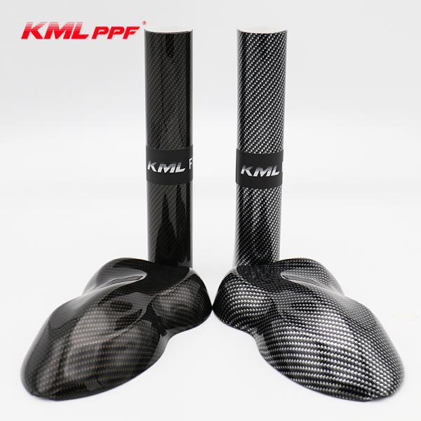 Quality 6D PPF Carbon Fiber Gold Surface Car Vinyl Wrapping Film 6.5mil for sale