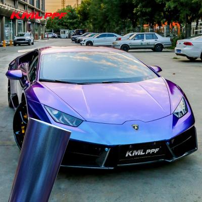 China Popular Vinyl Wrap Chameleon Series PET PPF 7.5mil Self Healing Color Changing UV Proof Anti Scratch Car Body PPF for sale