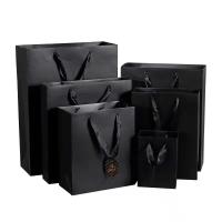 China custom printed Square Bottom Paper Bag Reusable for shopping for sale