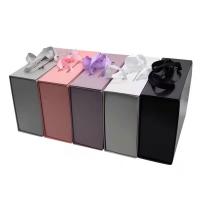 China Rectangle Foldable Shoe Storage Box CMYK Printing Stamping for sale