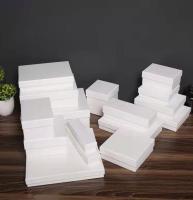 China Rectangle Custom Shoes Box Case And Bag plain Cardboard Material for sale