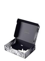 China Rigid Fancy Packaging Box For Underwear Stackable Shoe With Uv Logo for sale