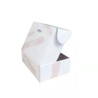 China Custom Logo Folded Corrugated Shoe Box Shipping Gift Packing for sale