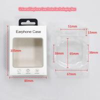 China Custom Different Shape Fancy Packaging Box With Hook For Airpod Cases for sale