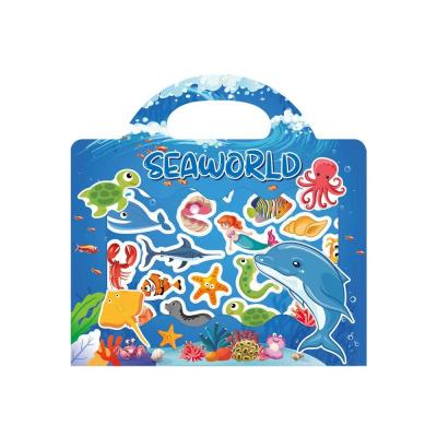 China art paper Hardcover Book Printing Usborne Custom Sticker Book For Kids for sale