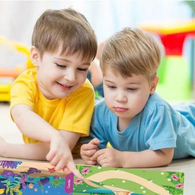 China art paper Hardcover Book Printing Usborne Custom Sticker Book For Kids for sale