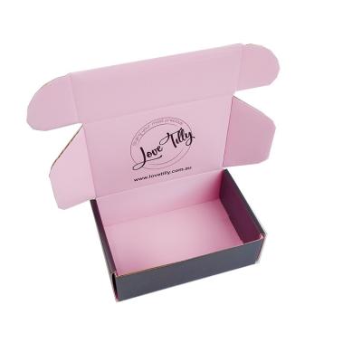 China Mailer Box Manufacture Customized Colored Mailer Boxes With Custom Logo Printed, Durable Apparel Packaging Boxes For Hat for sale