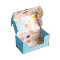 China Eco friendly Corrugated Shipping Boxes Embossing Glossy Lamination for sale
