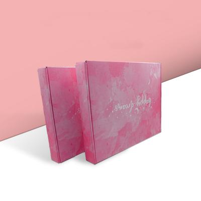 China pink plain Custom Printed Shipping Boxes 12x12x6 Recyclable for sale