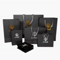China Coated Paper Custom Printed Gift Bags With Handle Offset printing for sale