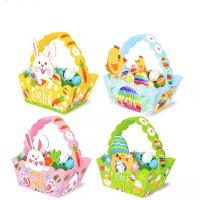 China Handmade Cartoon Easter Egg Box , Paperboard Easter Chocolate Hampers for sale