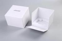 China Logo Printed Candle Packaging Box Recyclable With EVA Insert for sale